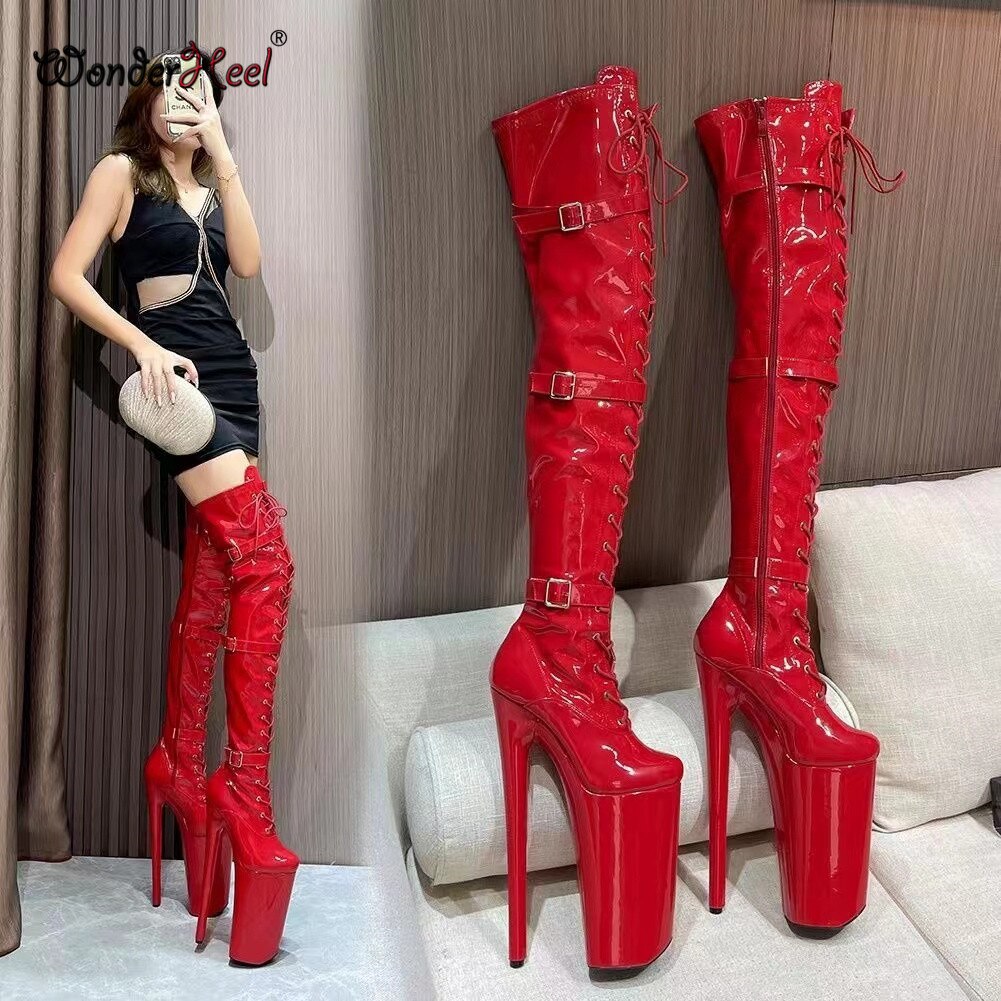 Wonderheel Extreme High Heel 26cm Stiletto Heel With Platform Patent